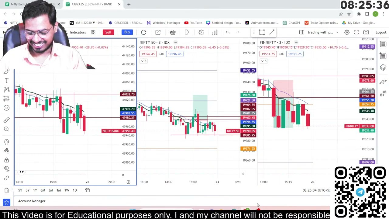 Bank Nifty & Nifty Live Trading Today 23 Aug | Live Intraday Option ...
