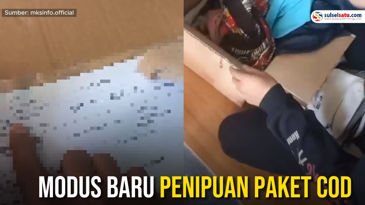 Modus Baru Penipuan Paket COD di Tanjung Bunga Mak - YouTube