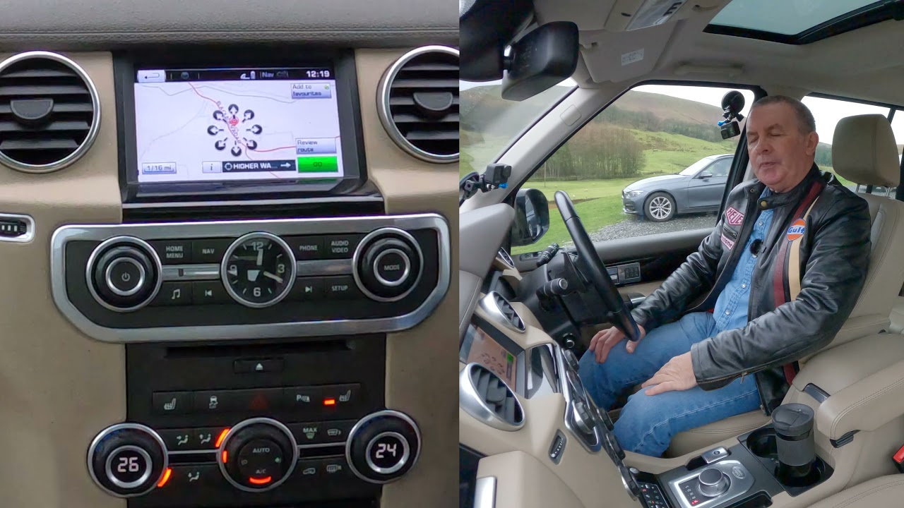 How To Set The Sat Nav In A 2015 Land Rover Discovery 4 - YouTube
