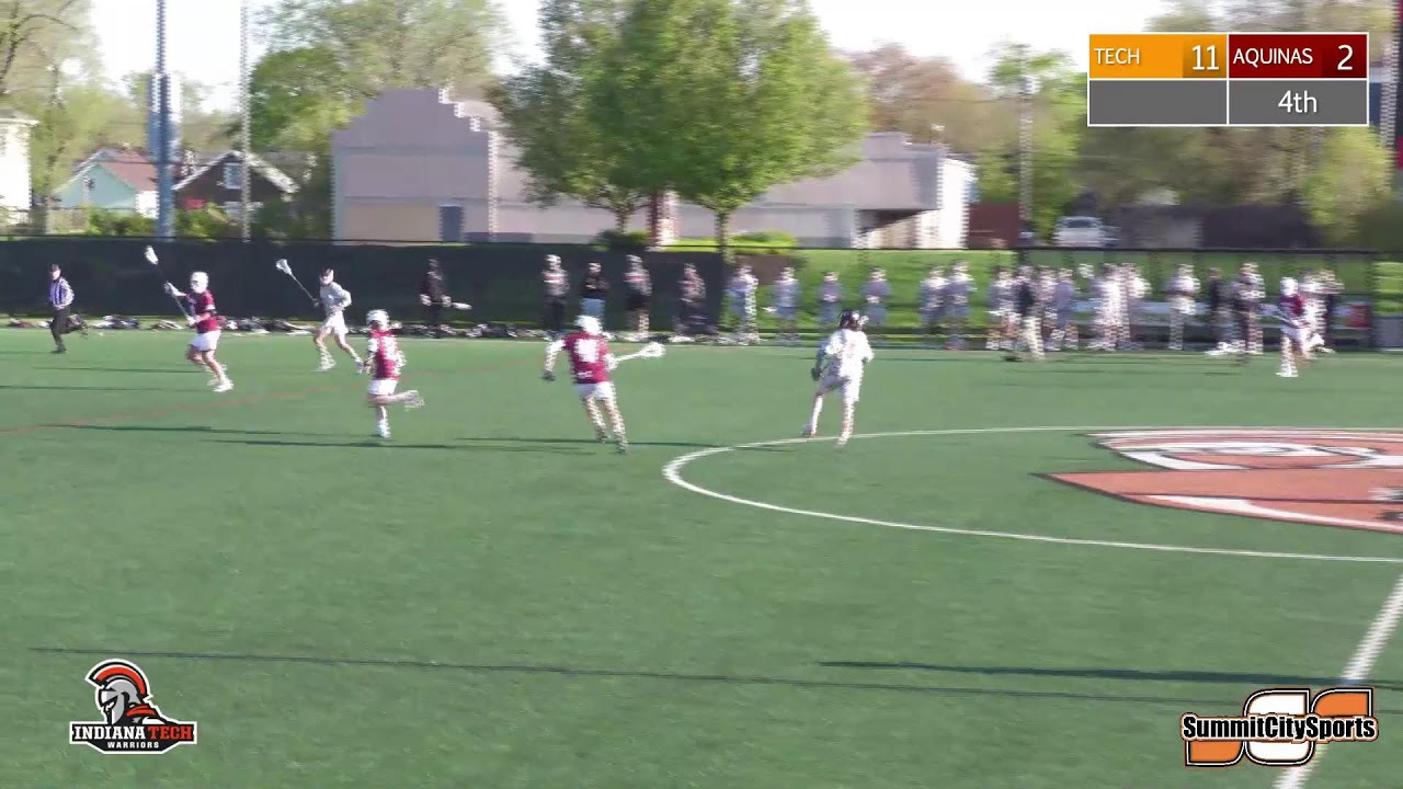 Aquinas at Indiana Tech | Men's Lacrosse - YouTube