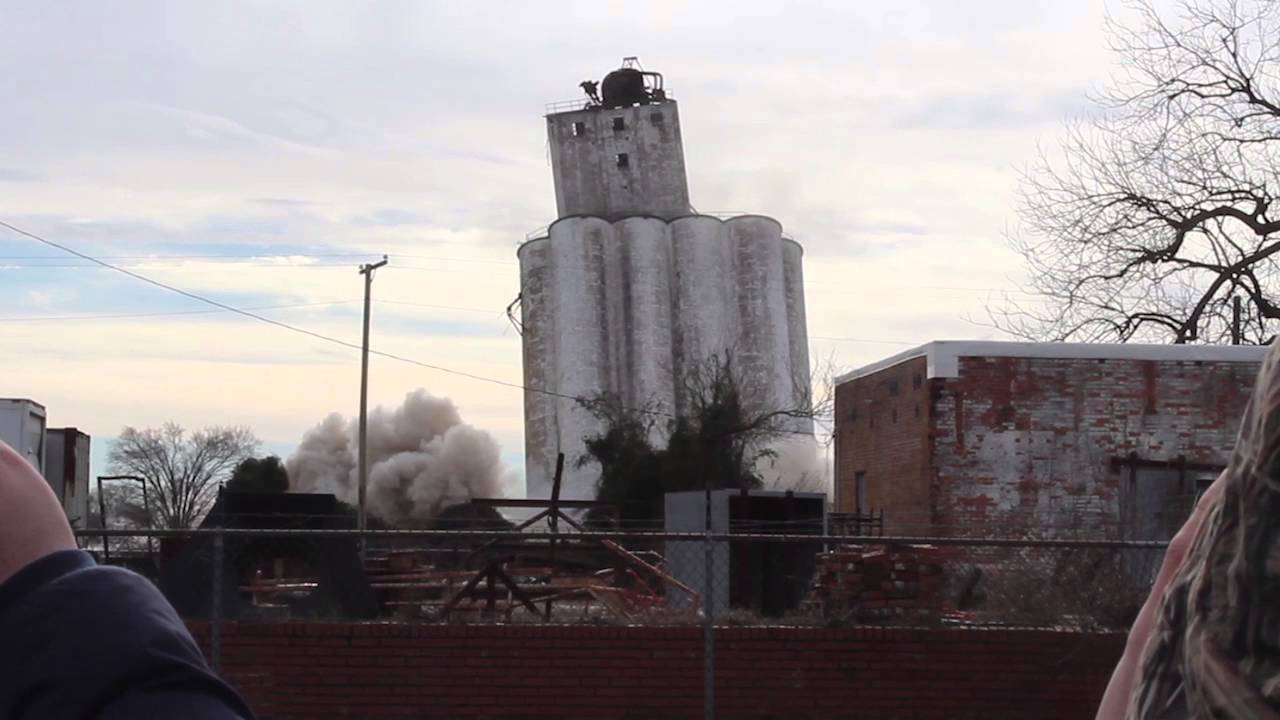 New Bern Silo Implosion - YouTube