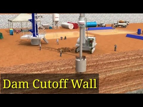 //How to build a dam cut off wall // Civil Engineering - YouTube