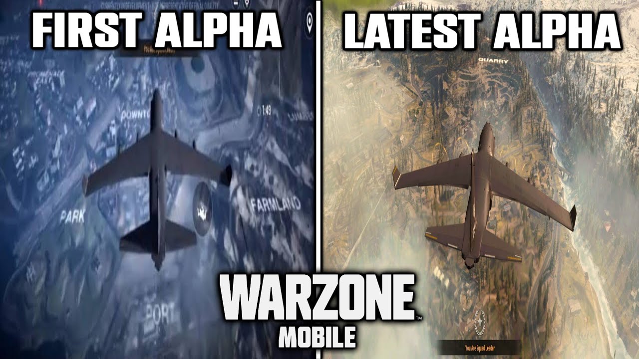 Warzone Mobile First Alpha VS Warzone Mobile Latest Alpha | Camparison ...