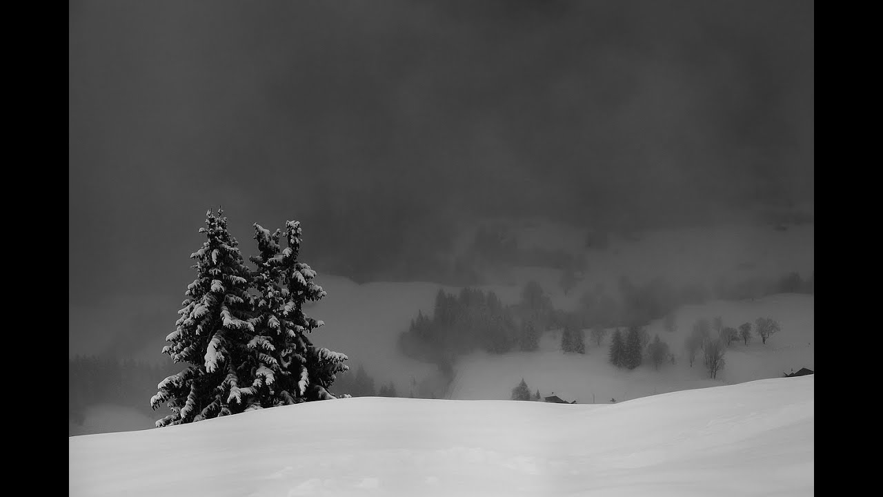 The Calming Sound of a Winter Storm for Relaxation - YouTube