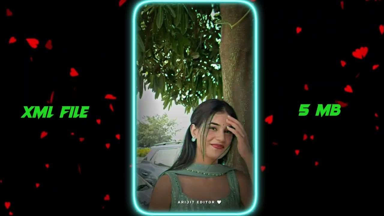 #SAREE KE FALL SA 💞 ️ NEW TRENDING SONG XML FILE 💗 // ALIGHT MOTION 🔥 - YouTube