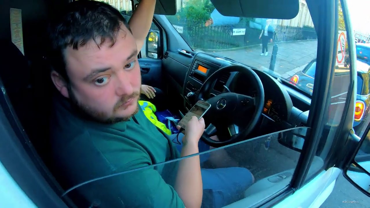Phone driving in a liveried van? Is that good for your career? LK16VXW ...