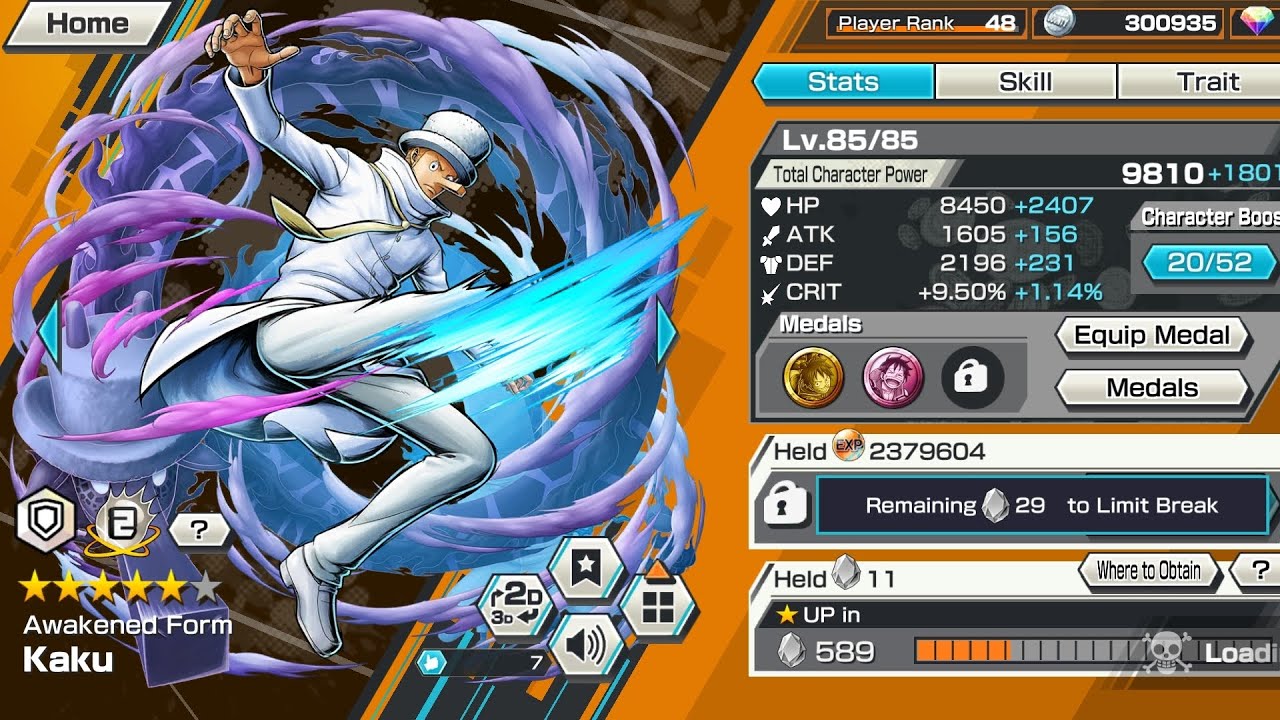 Awakened Kaku LVL80 Gameplay ONE PIECE BOUNTY RUSH - YouTube