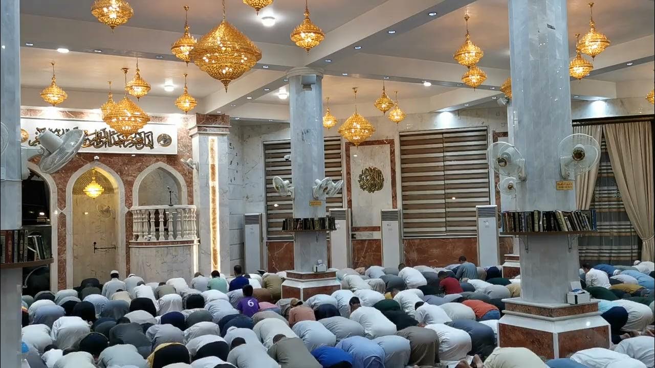 صلاة العشاء ليلة ١٠ رمضان ١٤٤٣هجرية للقارئ يوسف في جامع خالد بن