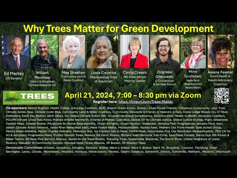 Why Trees Matter for Green Development," hosted by the Trees as a ...