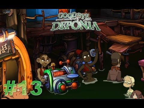 Goodbye Deponia Walkthrough part 13 Dance monkey dance - YouTube