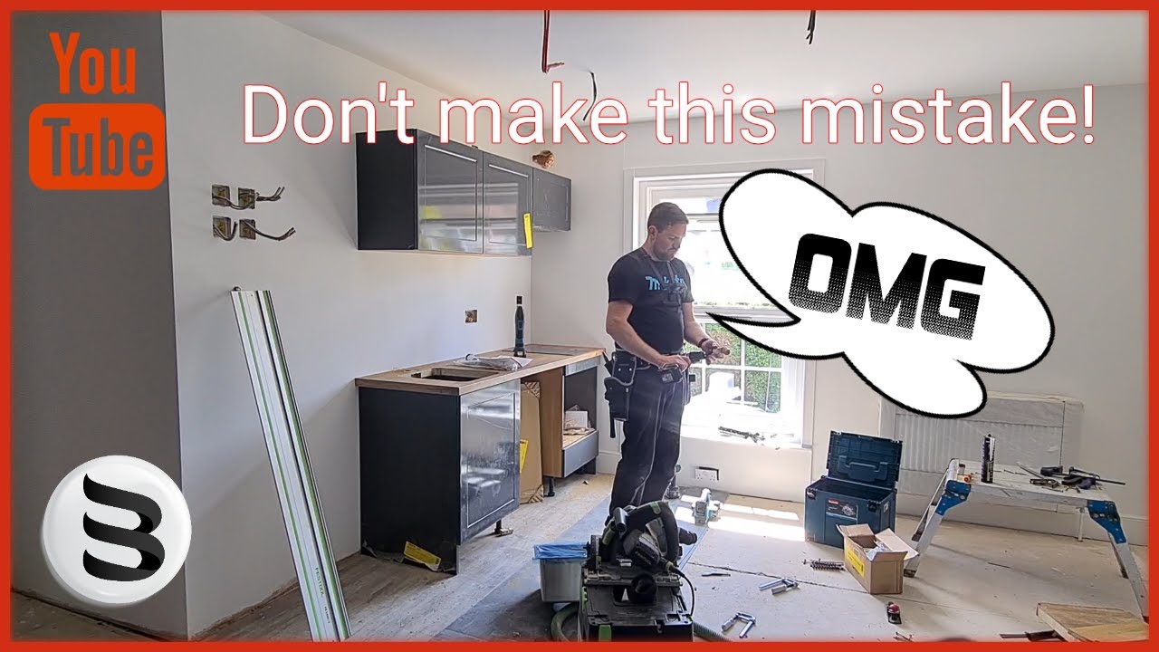 Fitting a Kitchenette Part 1 - Wall units / Extractor Hood installation ...