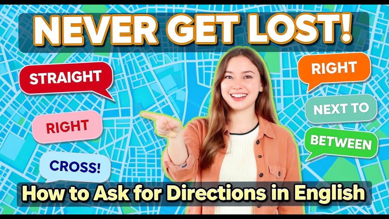How to Ask & Give Directions in English (Essential Phrases!) - YouTube