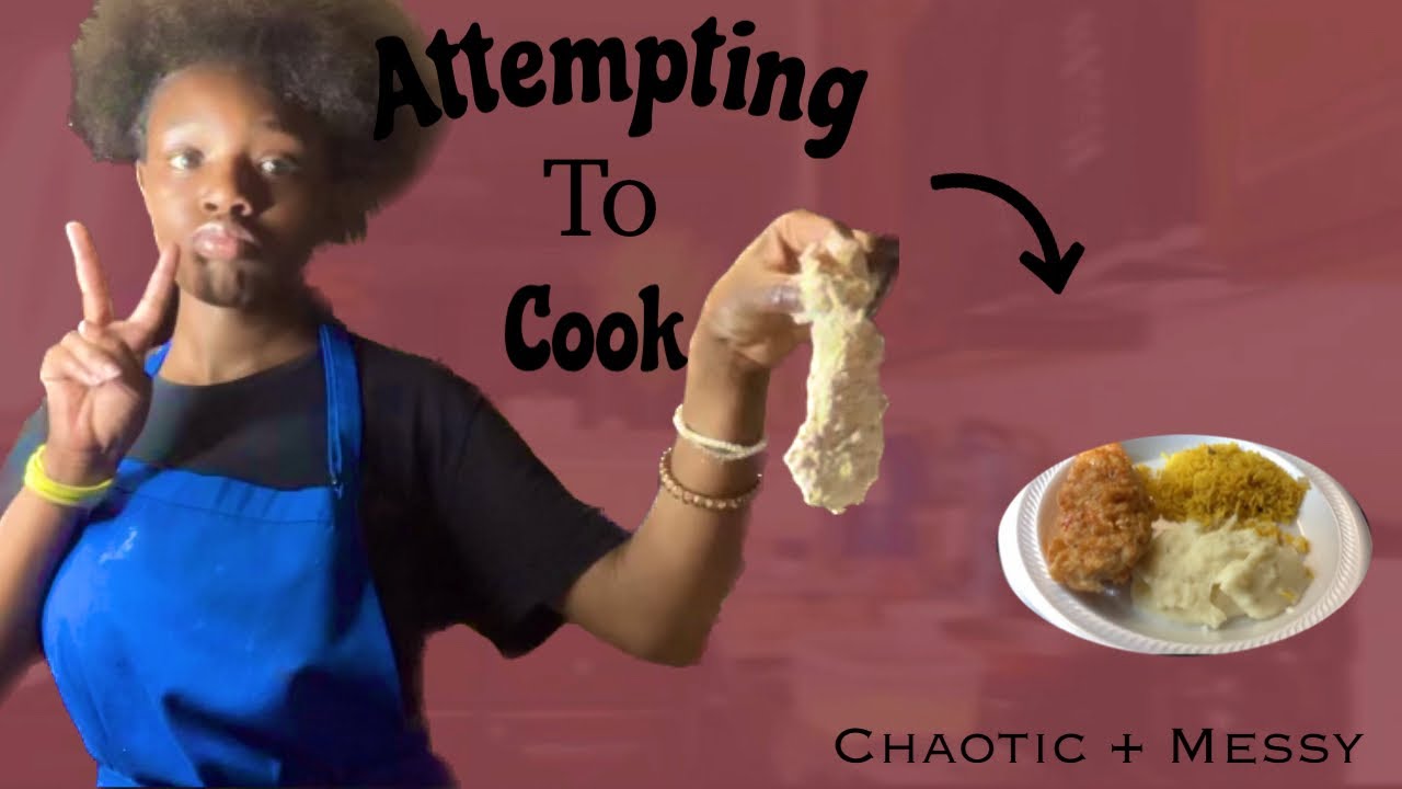 Watch me attempt to cook | chaotic + messy - YouTube
