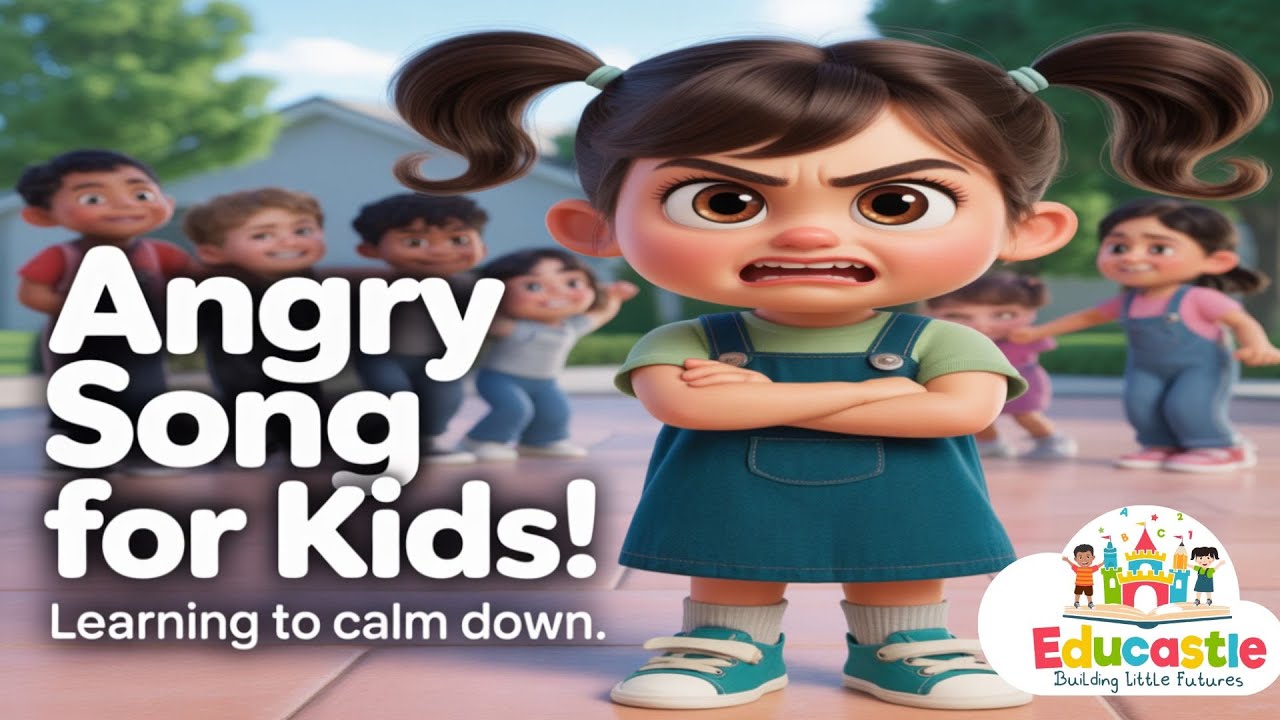 “Angry Song for Kids | Why Am I Feeling Angry Feelings & Emotions Song ...