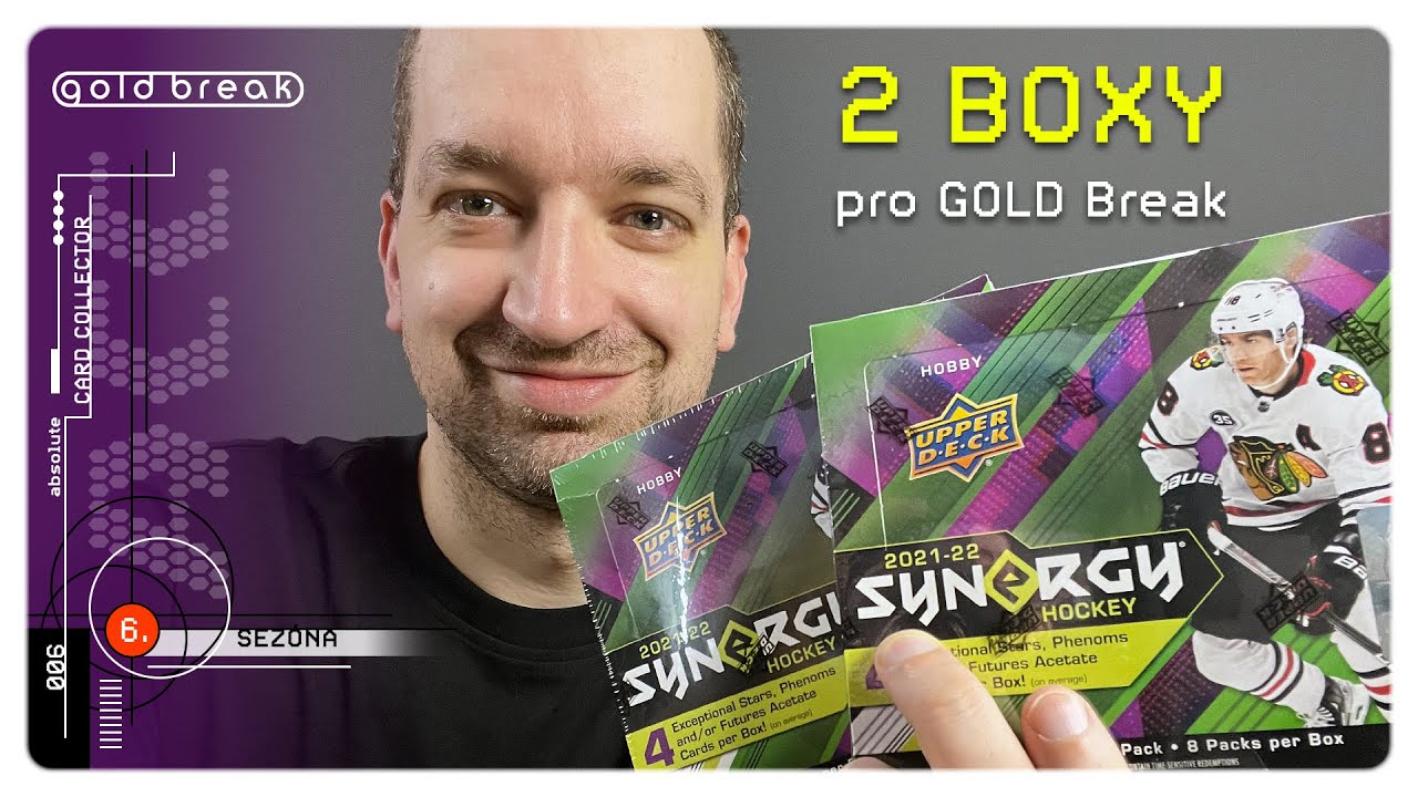 GOLD Break leden 2024: 2 Hobby boxy Synergy 2021-22 - YouTube