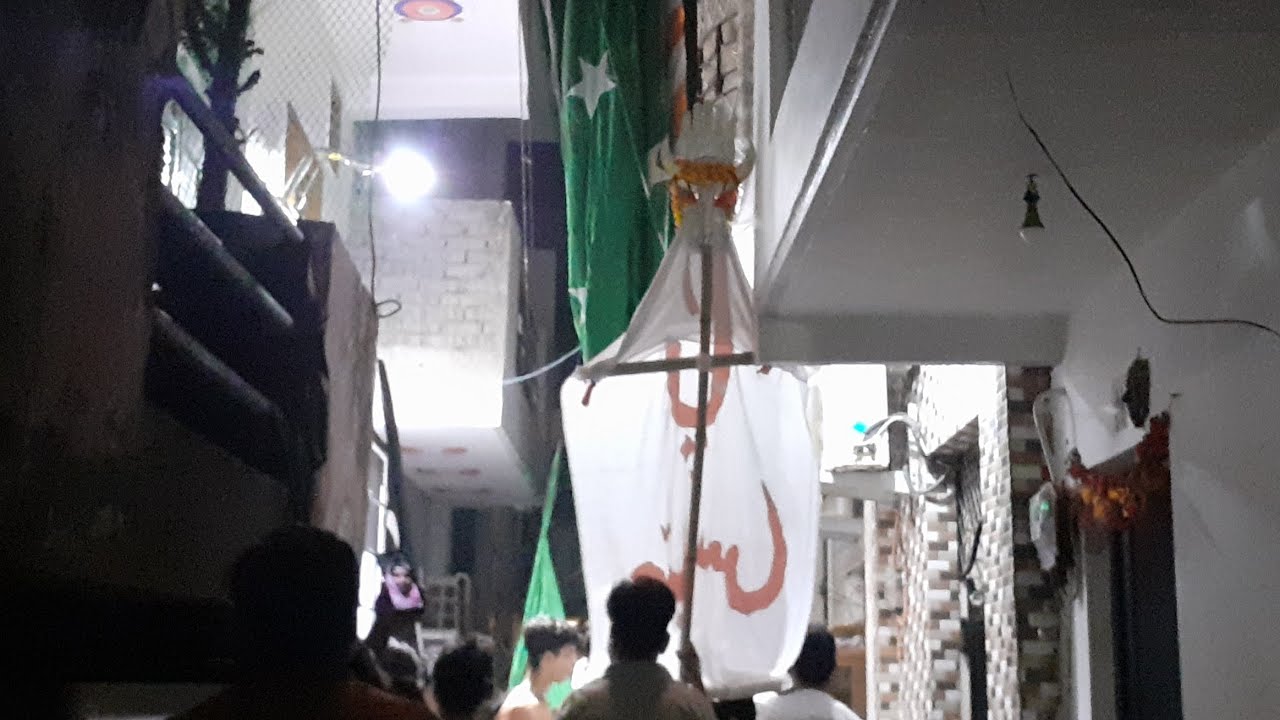 7 muharram 2025🤲🕌 and Nishan ceremony 🇸🇦#muharram #allahuakbar#sangam ...