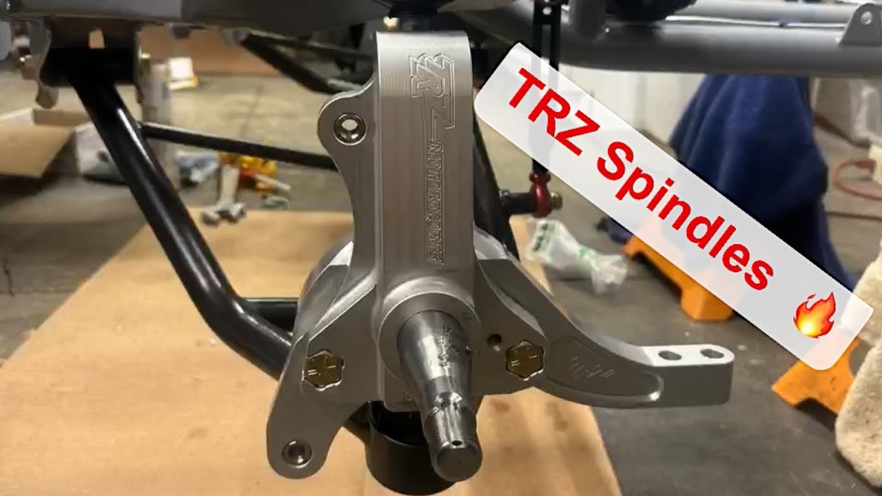 TRZ Stock Height Spindles with Wilwood Brakes Installation on S10 - YouTube