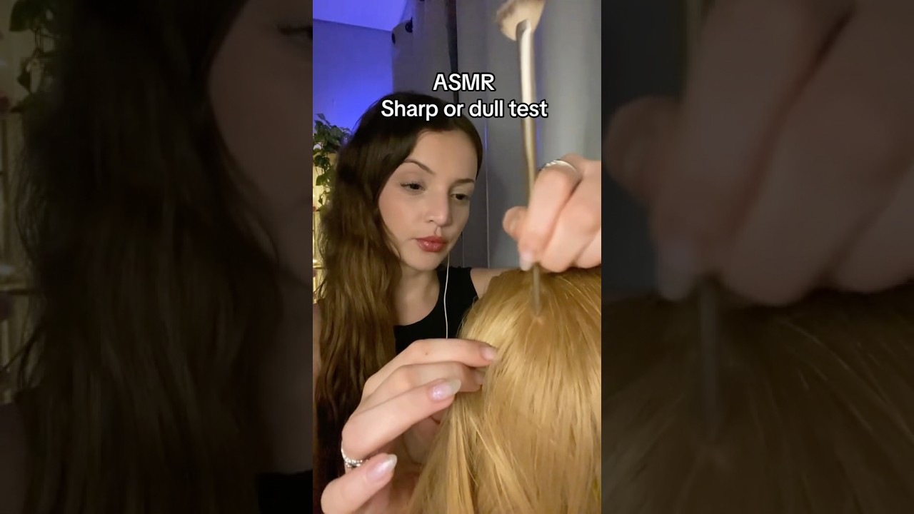 Sharp or dull? #asmr #sharpordull #asmrhairplay - YouTube