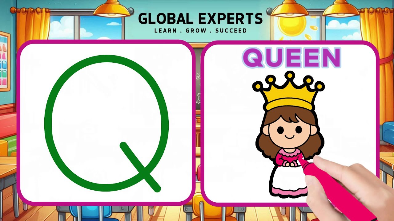 Q is for Queen | ABC Song | Learn the BEST ABC Song for KIDS in 2024 ...