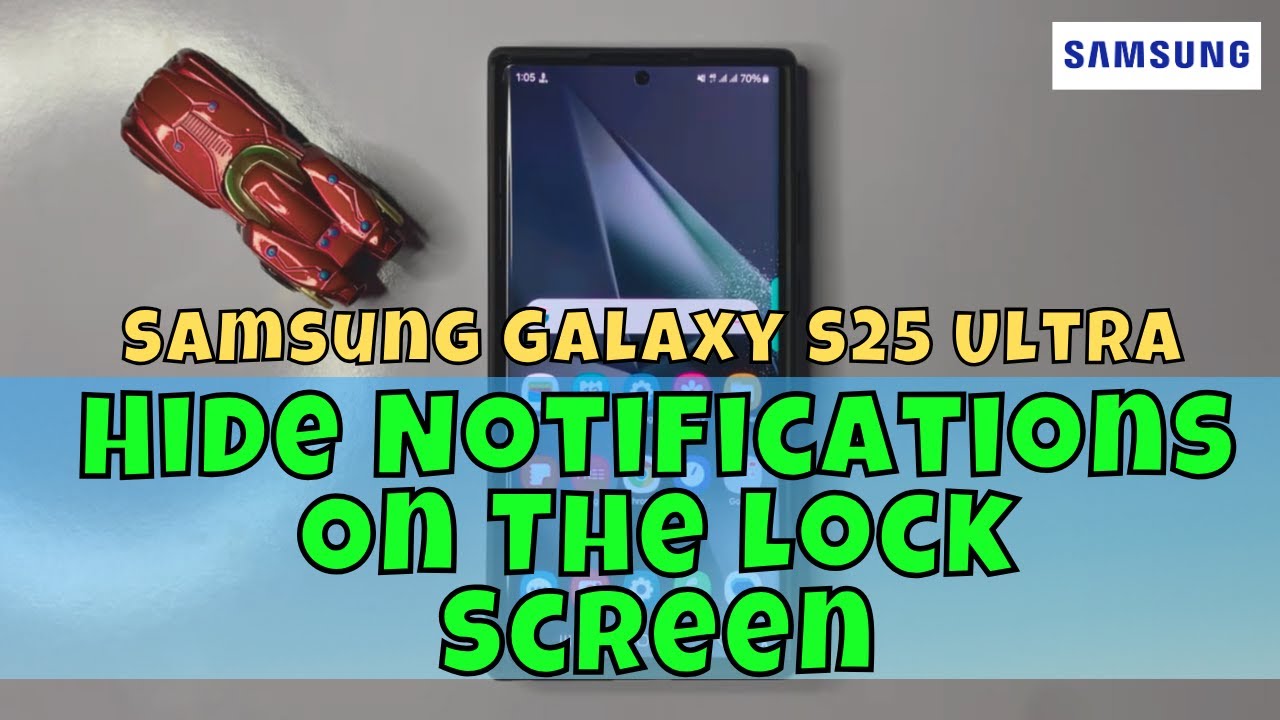 Samsung Galaxy S25 Ultra How To Hide Notifications On The Lock Screen # ...