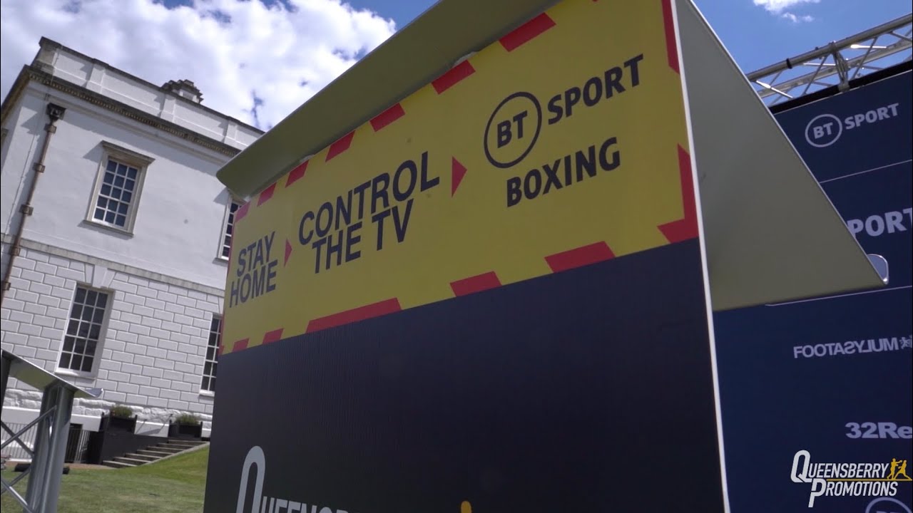 BOXING’S FIRST SOCIALLY DISTANCED OUTDOOR PRESS CONFERENCE W/ FRANK ...