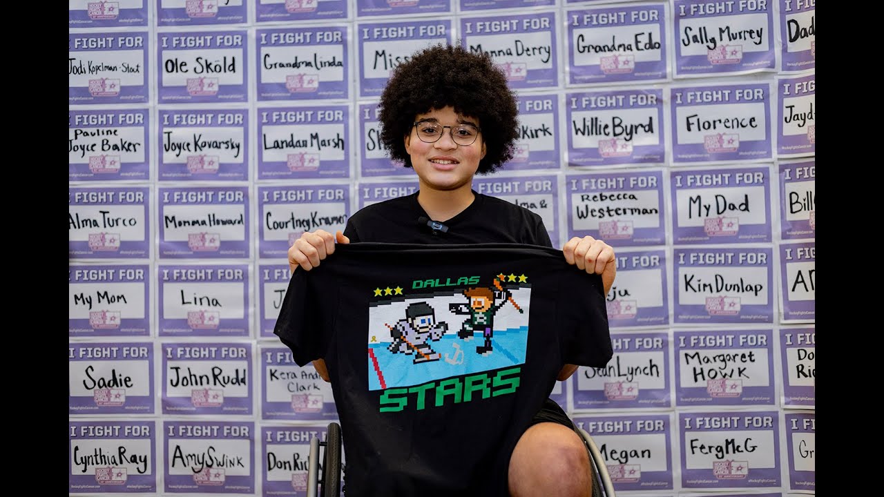 Meet Jayden: Teen cancer warrior and creative behind Dallas Stars ...
