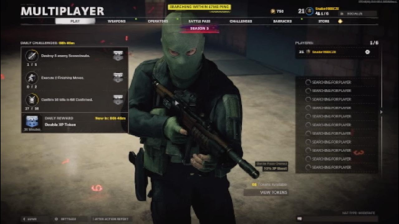 COD BO CW multiplayer hardcore alone operator mission challenge done ...