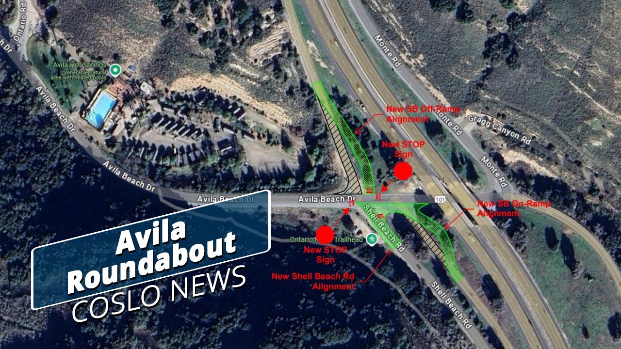 CoSLO News: Avila Roundabout construction enters stage 2. - YouTube