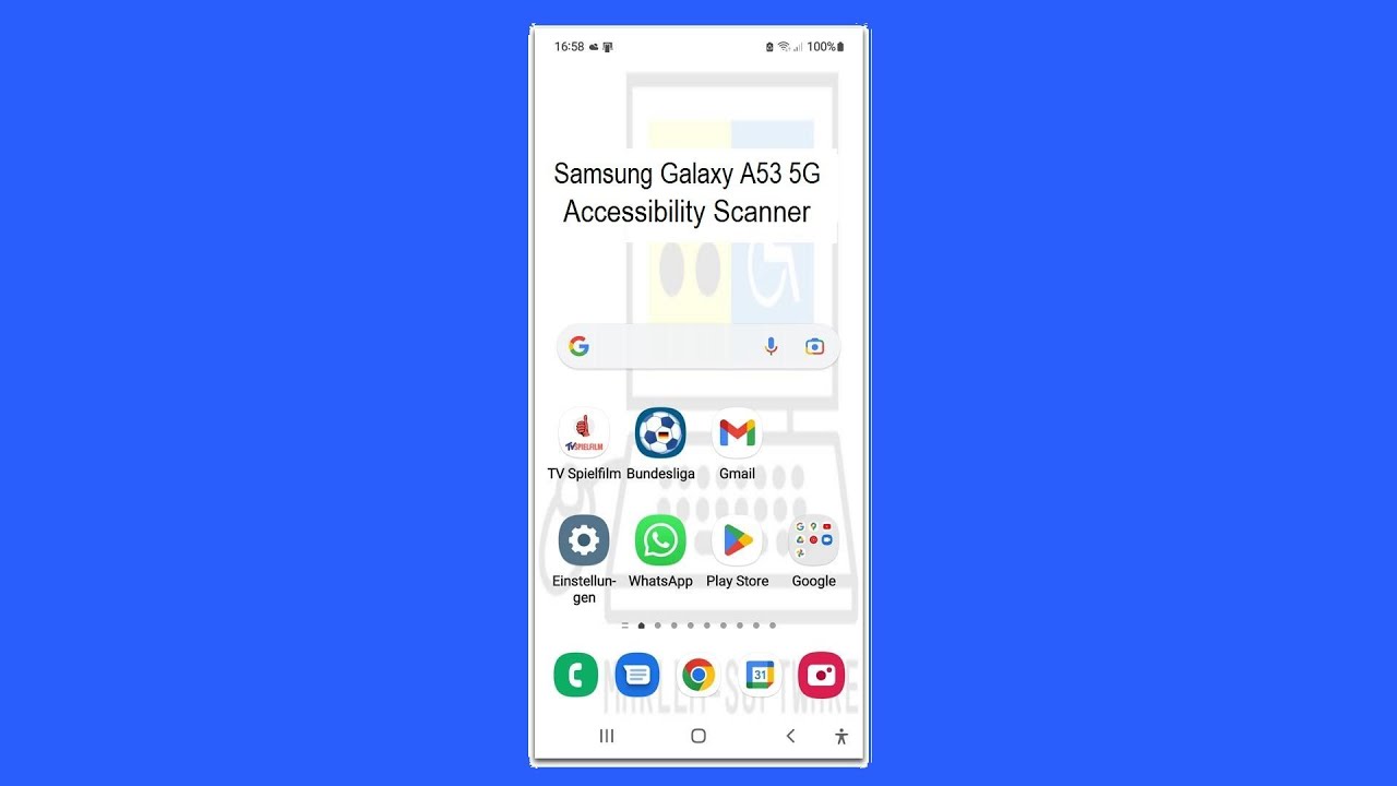 Samsung Galaxy A53 5G - Barrierefreiheit Android 12 - Accessibility ...