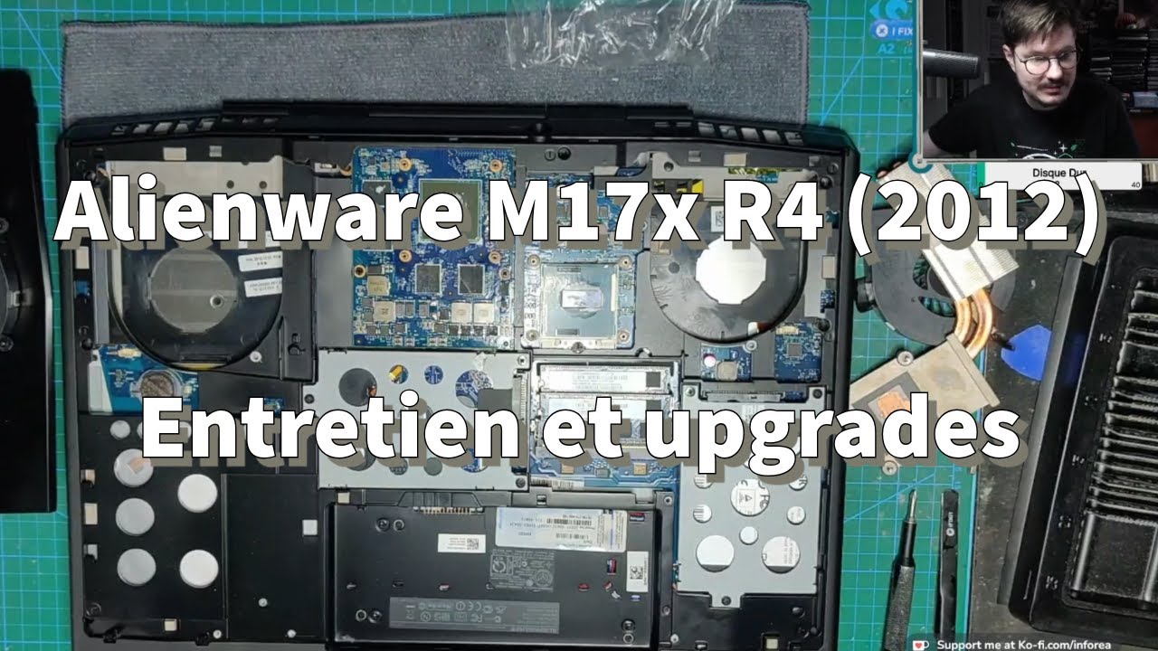 Alienware M17x R4 (2012) Entretien et upgrades - YouTube
