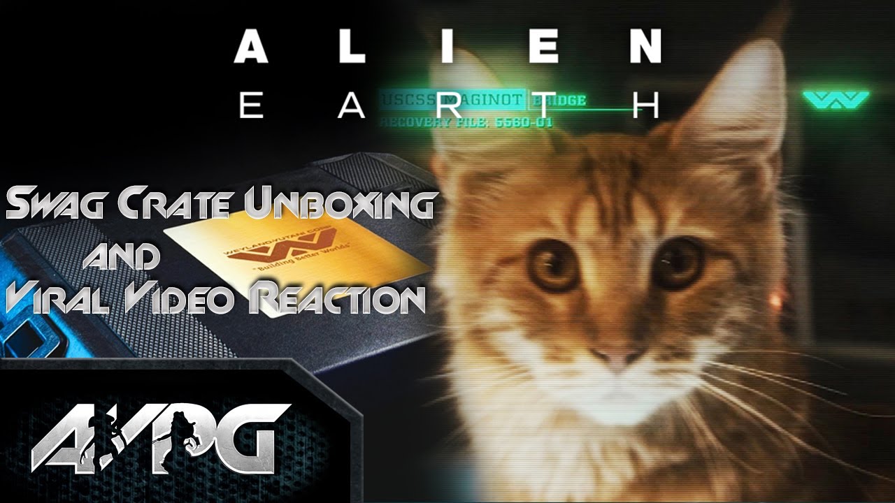 Alien: Earth Swag Crate Unboxing and Viral Clip Reaction! - YouTube