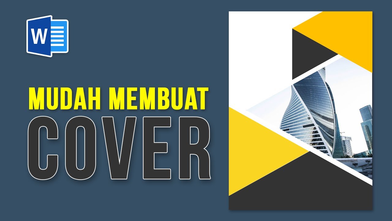 #12. MUDAH MEMBUAT COVER LAPORAN | WORD POWERPOINT - YouTube