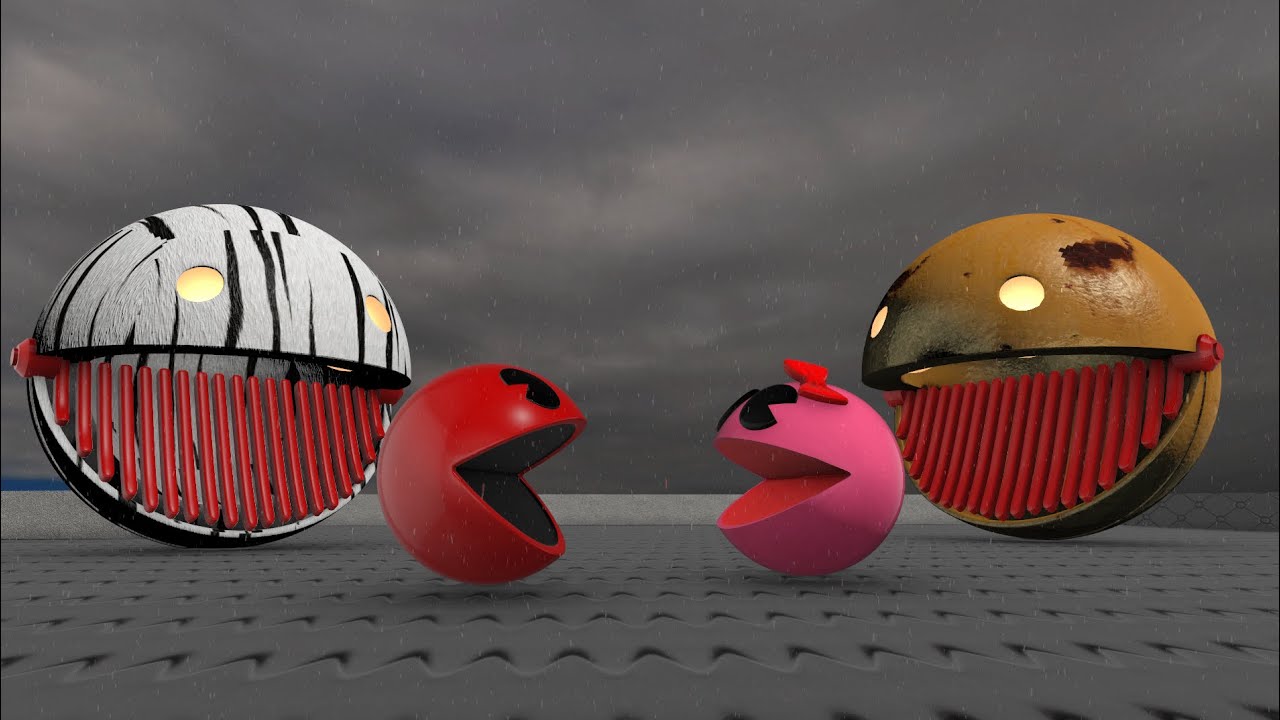 Pacman vs Robot Pacman | Pacman Transformation - YouTube