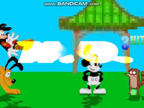 MUGEN: Rigby Vs Mickey Mouse - YouTube