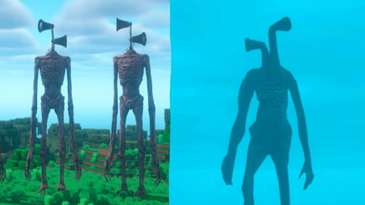 NEW SURVIVING FROM SIREN HEAD AND PIPE HEAD IN MINECRAFT - YouTube