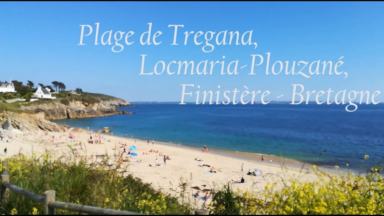 Plage de Trégana, Locmaria-Plouzané, Bretagne France - YouTube