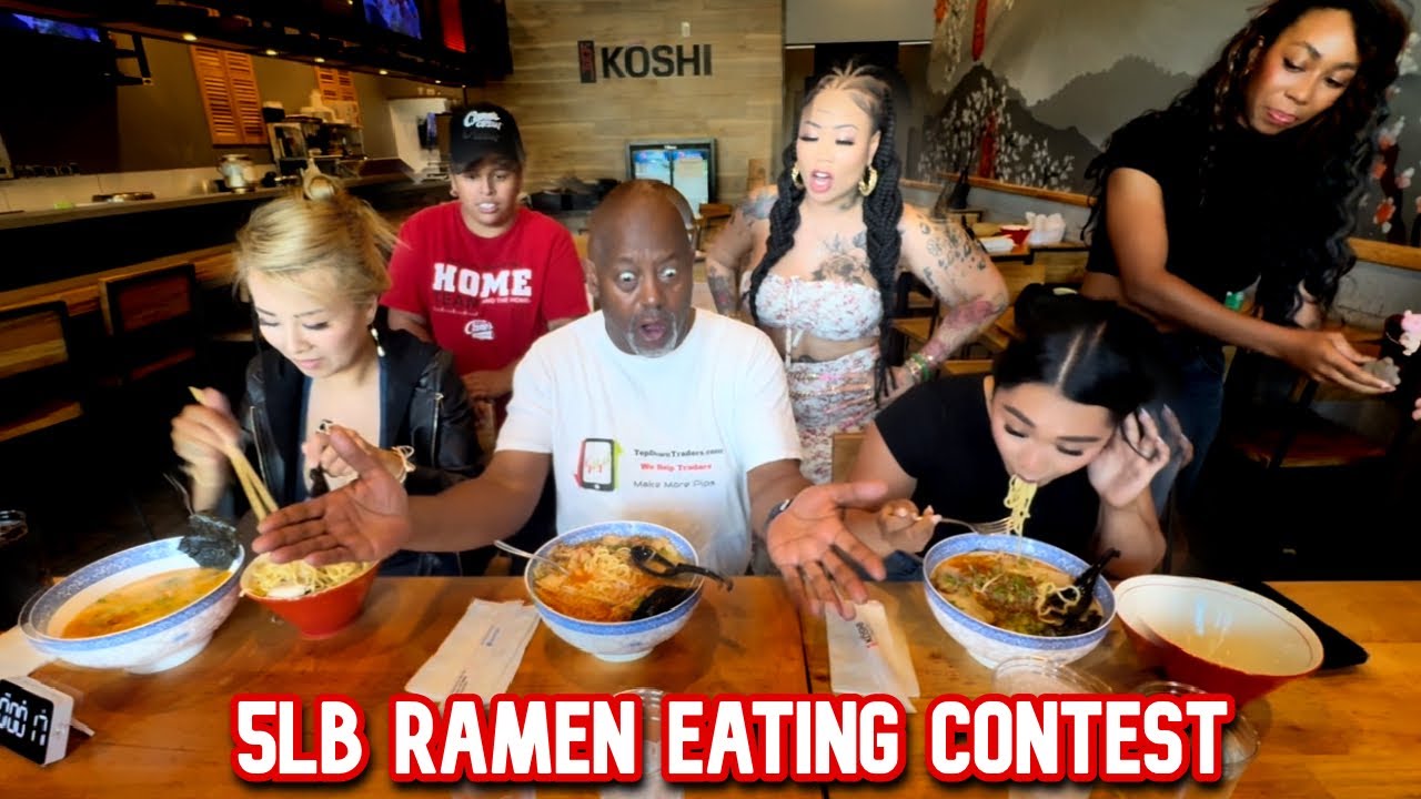 5LB RAMEN EATING CONTEST AT KOSHI RAMEN in Sacramento, CA!! # ...