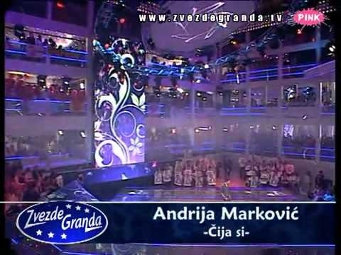 Andrija Markovic - Cija si - (LIVE) - Zvezde Granda - (Tv Pink 2011 ...