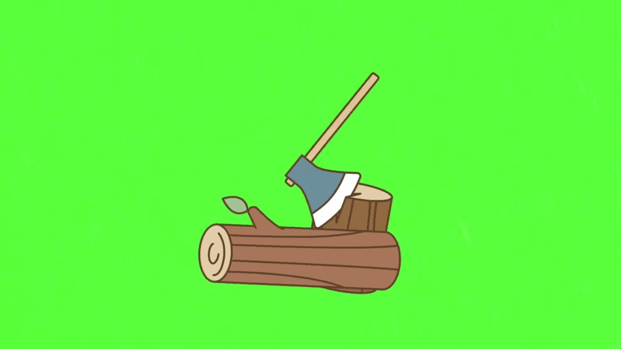 ax chopping wood ||Green Screen||No copyright - YouTube