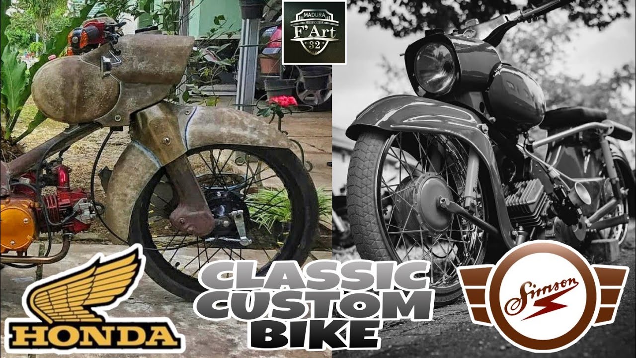 C70 CUSTOM SIMSON STAR ⁉️ CLASSIC CUSTOM MOTORCYCLE - YouTube