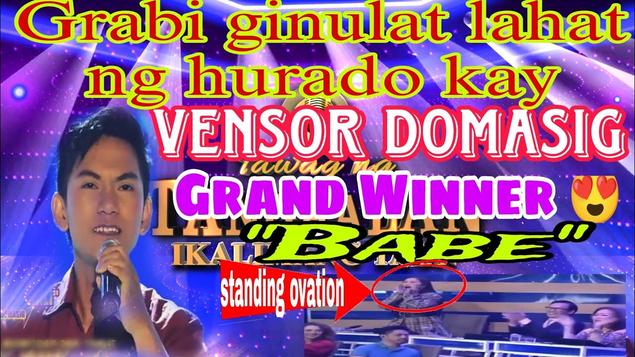 Vensor Domasig | Ginulat lahat ng hurado 😱 | Tawag ng tanghalan 2023 ...