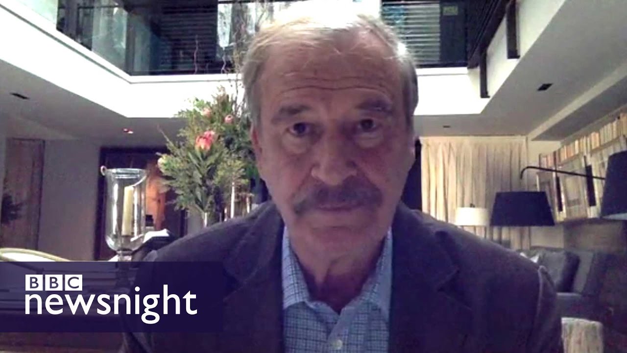 Vicente Fox: ‘We’re not paying for that f***ing wall' - BBC Newsnight ...