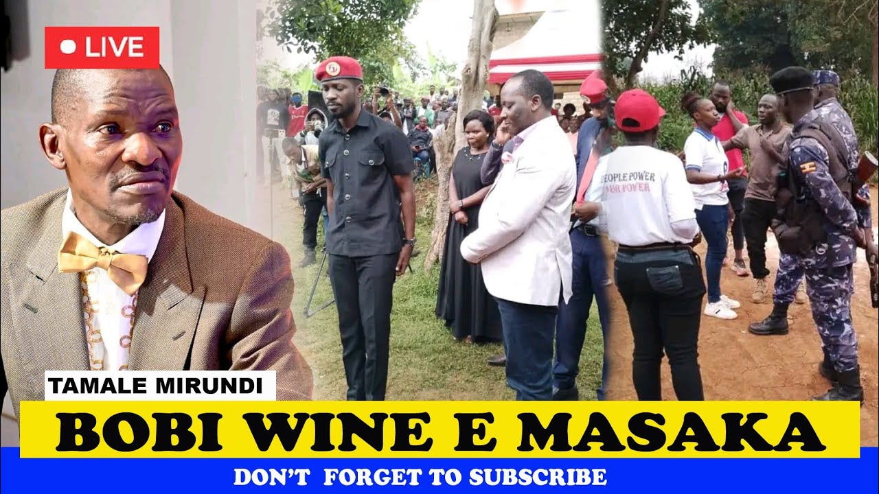 Bobi Wine E Masaka ; Tamale Mirundi Today Latest - YouTube