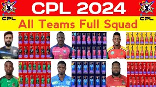 Cpl 2024 All Team Final Squad All Teams Final Squad Cpl 2024 Caribbean ...