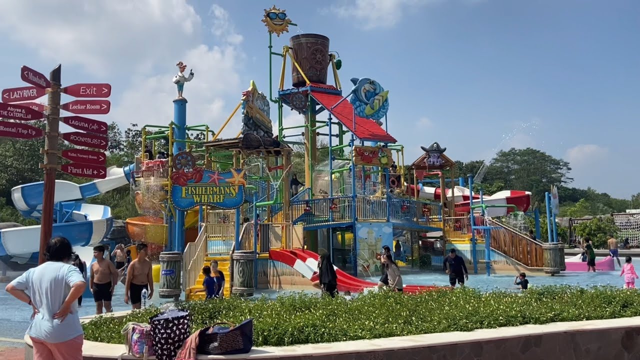 Wahoo Waterworld - Waterpark Terbesar di Bandung | Jalan Kaki POV ...