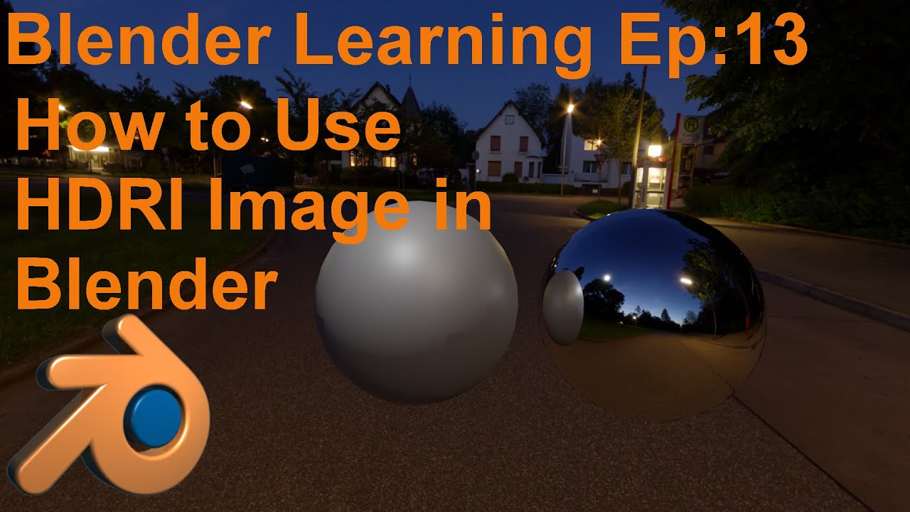 Blender Learning Ep 13 : How to Use HDRI image in Blender 2.9.3 - YouTube