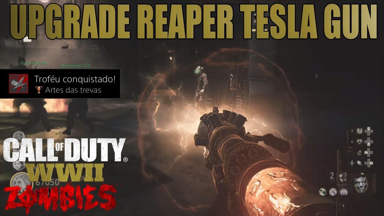 Upgrade Arma de Tesla para REAPER - O Último Reich - COD WW2 Zombies ...