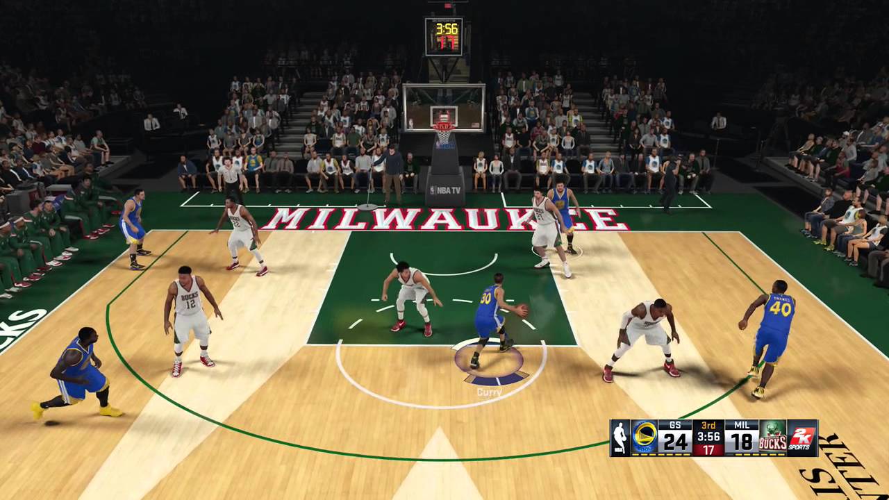 NBA 2K15 Gameplay - Golden State Warriors vs Milwaukee Bucks Full Game ...