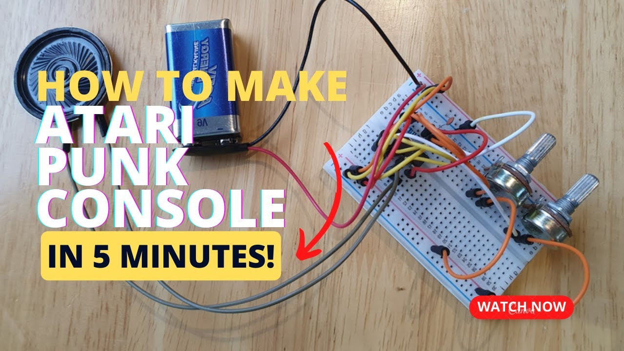 Build an Atari Punk Console in 5 minutes using a solderless breadboard ...