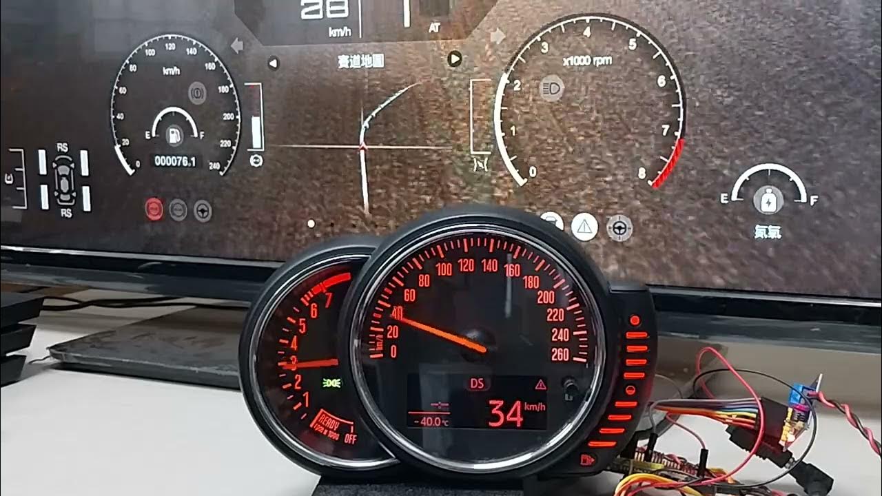 Mini F56儀表 GT7 Simhub - YouTube